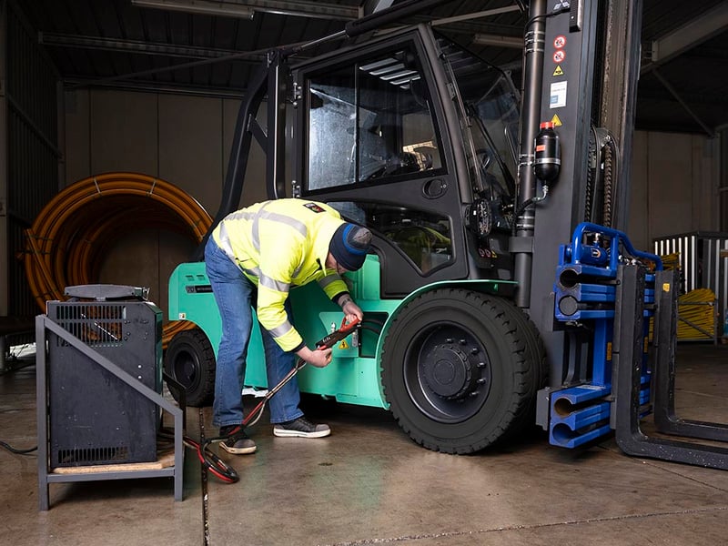 All part of the service - Mitsubishi Forklift Trucks