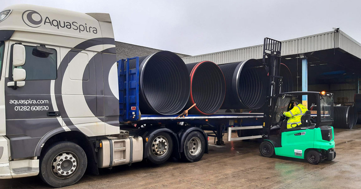 Mitsubishi Forklift Trucks | AquaSpira UK Case Study - Mitsubishi Forklift Trucks